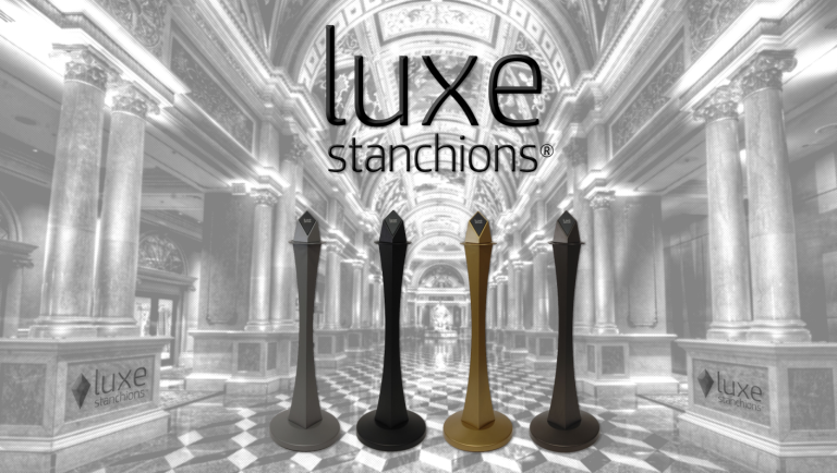 Decorative Stanchions, Luxurious Security Rope Barriers