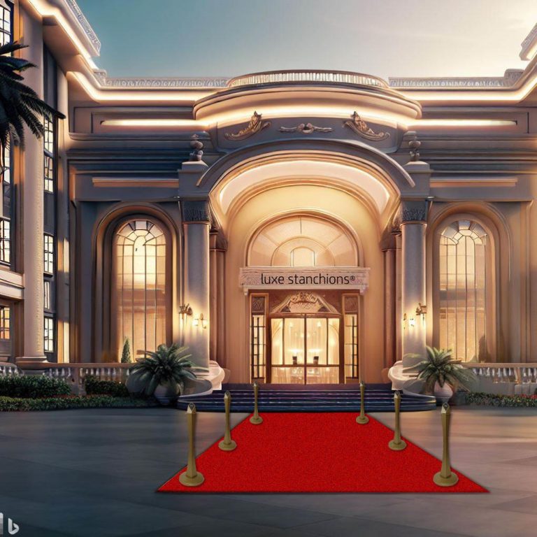 Brandable Red Carpet Stanchions by Luxe Stanchions