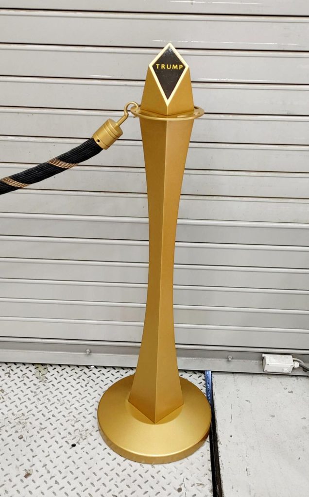 Luxe Premium Luxury Gold Stanchions, Gold Post and Rope